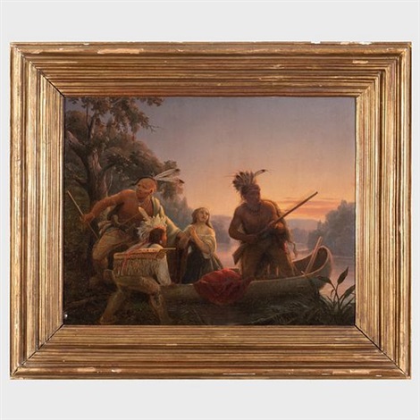 The Abduction of Daniel Boones Daughter by Charles Wimar on artnet