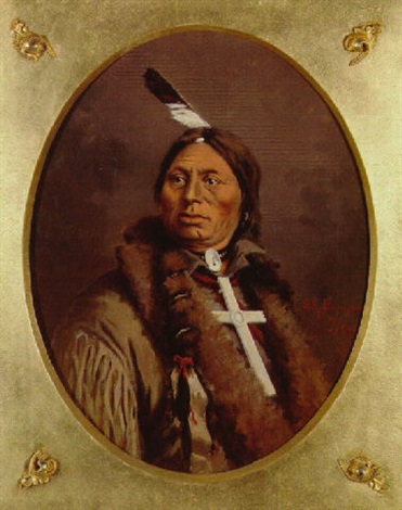 Portrait of Chief Gall by Edgar Samuel Paxson on artnet