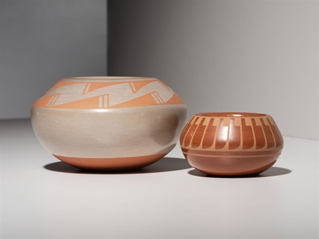 Redware Pottery, with Design Description Sketch by Blue Corn on artnet