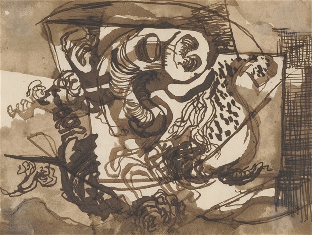 Landscape with Tree Root by Keith Vaughan on artnet