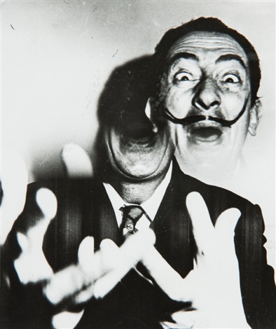 Portraits superposés de Dali by Weegee on artnet