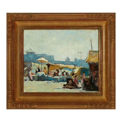 Marketplace by Millard Sheets on artnet