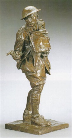 Sam Boast commemorative statuette to the officers of 2nd Battalion by ...