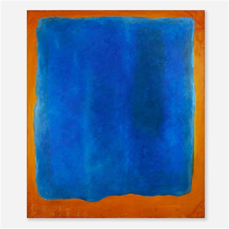 Untitled Blue and Orange by Rex Ashlock on artnet