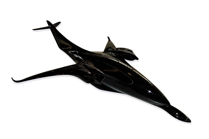 A Dolphin Airbus sculpture by Luigi Colani on artnet