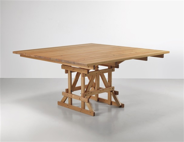 A Metamobile table by Enzo Mari on artnet