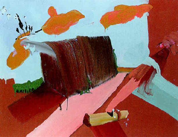 Painting by Fiona Rae on artnet