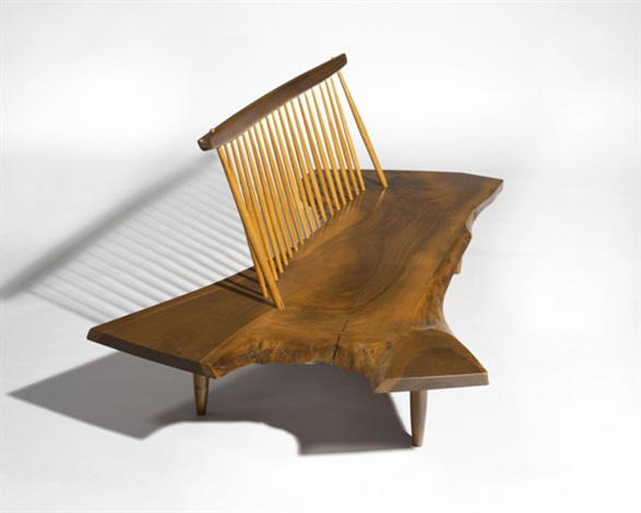 CONOID BENCH, 1965 by George Nakashima on artnet