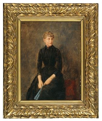 Portrait of the singer Hedwig Helbig by Albin Egger-Lienz on artnet