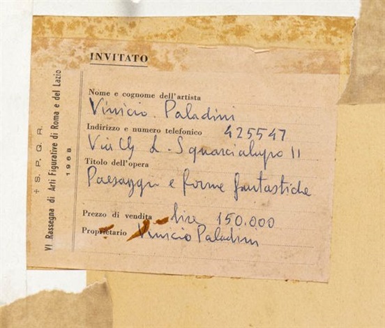 Paesaggi e forme fantastiche by Vinicio Paladini on artnet