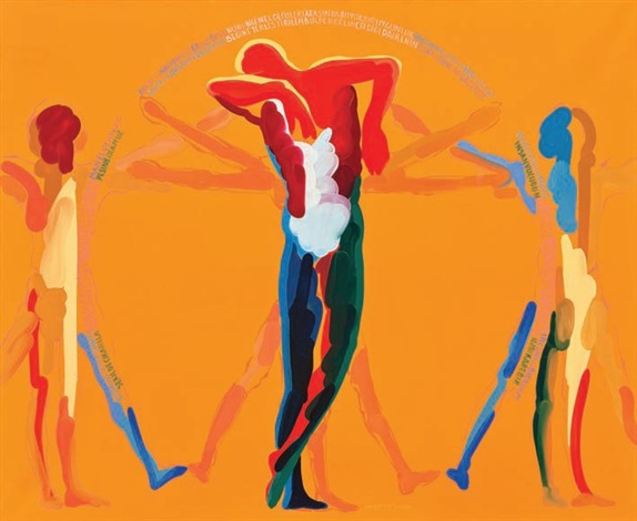 Figurative composition by Mustafa Ata on artnet