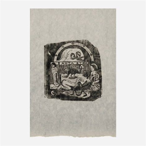 Te atua from the Suite of Late Wood-Block Prints by Paul Gauguin on artnet