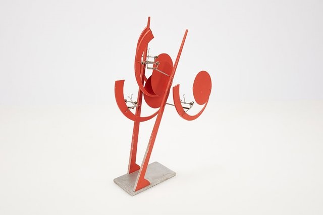 Untitled kinetic table sculpture by Jerome Kirk on artnet