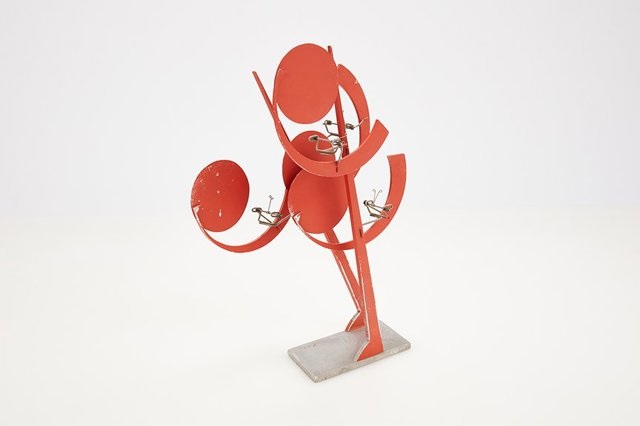 Untitled kinetic table sculpture by Jerome Kirk on artnet