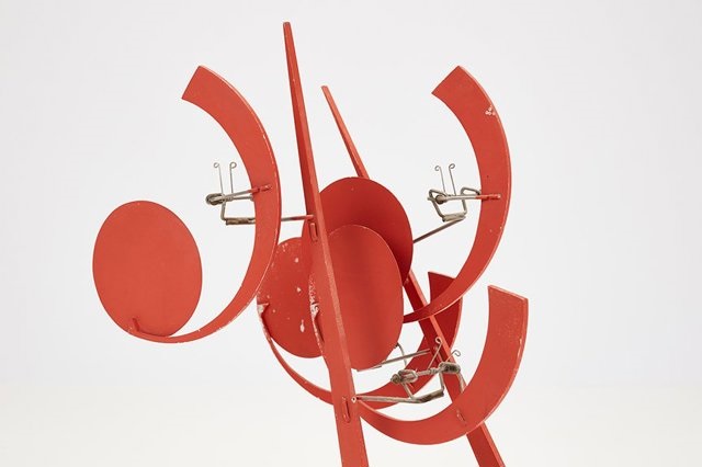 Untitled kinetic table sculpture by Jerome Kirk on artnet