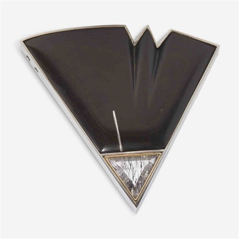Micarta Brooch, USA, 1988 by Eleanor Moty on artnet