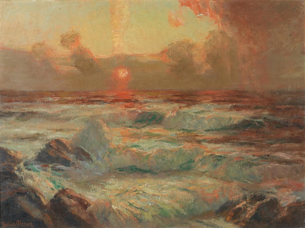 Golden glow by Julius Olsson on artnet