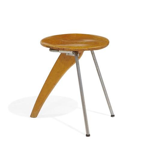 early Rudder stool, model IN-22 by Isamu Noguchi on artnet