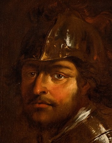 Selfportrait in armour by Salvator Rosa on artnet