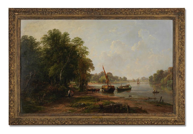 The hay barge by John Frederick Tennant on artnet