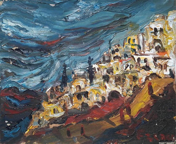 Safed and the Mountains of Galilee by Yitzhak Frenkel-Frenel on artnet