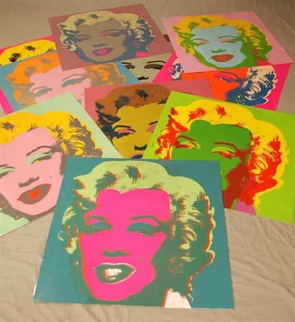 Marylin Monroe set of 10 by Andy Warhol on artnet