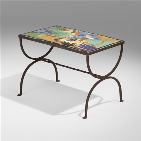 La serenata tile-top table by Fernando Ramos on artnet