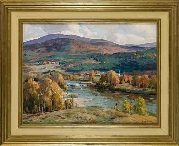 River in Autumn by Aldro Thompson Hibbard on artnet