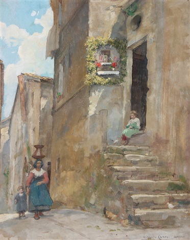 Scorcio di vita a Scanno by Alberto Carosi on artnet