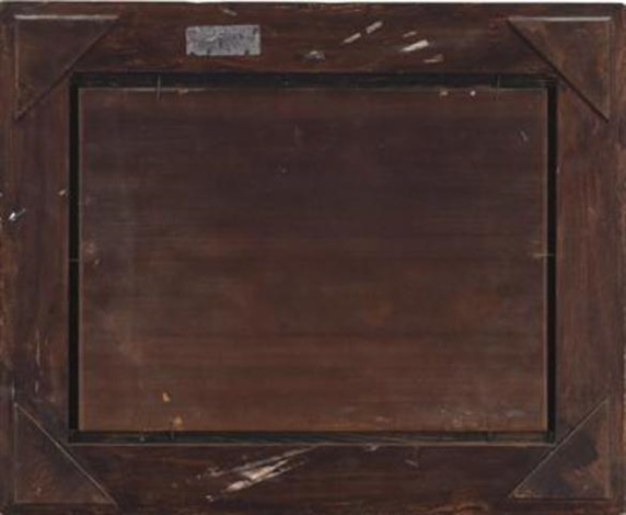 A saddled horse in a stable by Emil Volkers on artnet