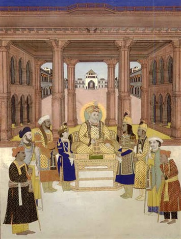 Darbar of Akbar II by Indian School (19) on artnet