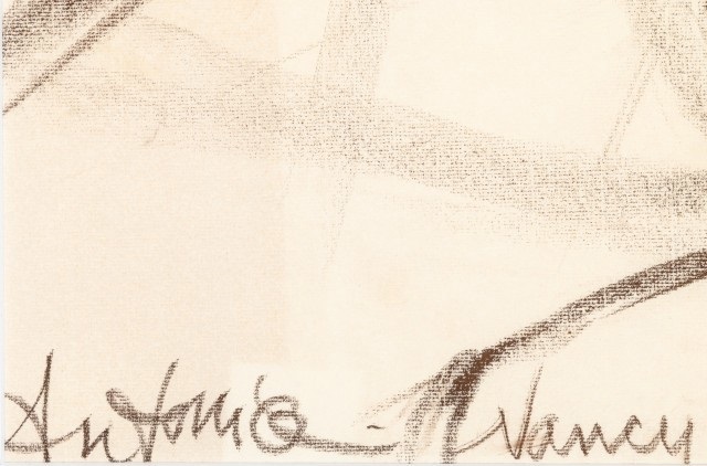 Two charcoal portraits of Nancy North. by Antonio Lopez on artnet