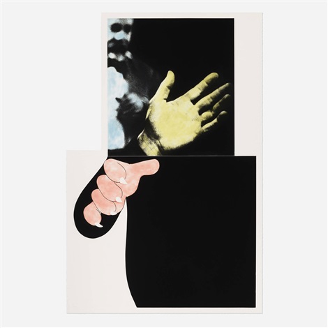 Two Hands With Distant Figure by John Baldessari on artnet