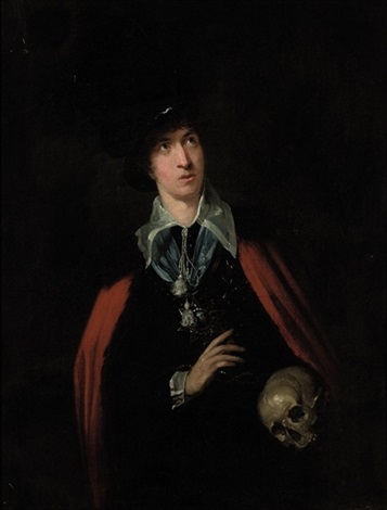 Hamlet Skull Painting