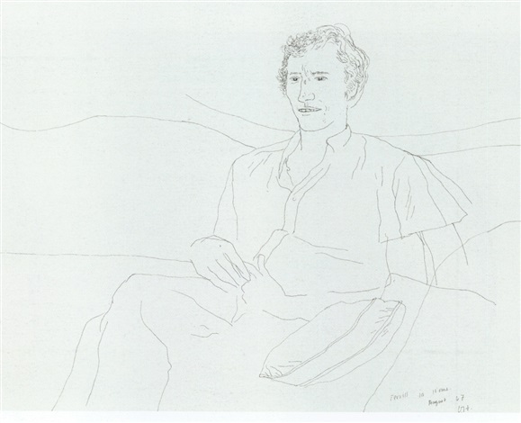 Ferrill in Rome by David Hockney on artnet