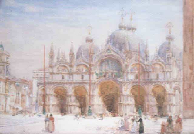 St. Marks Basilica, Venice by Henry Charles Brewer on artnet