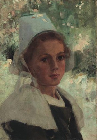Breton girl by Margaret Campbell Macpherson on artnet