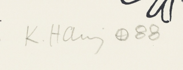 New Year Invitation by Keith Haring on artnet