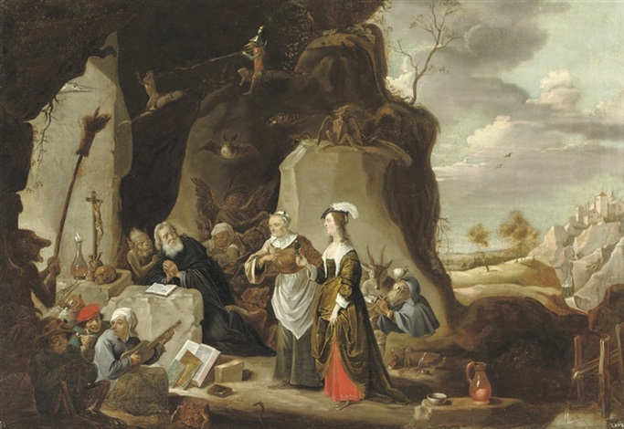 The Temptation of Saint Anthony by David Teniers the Younger on artnet
