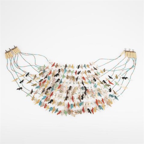 Mixed Stone Nine-Strand Fetish Necklace, ca. 1975 by Sam Delano on artnet