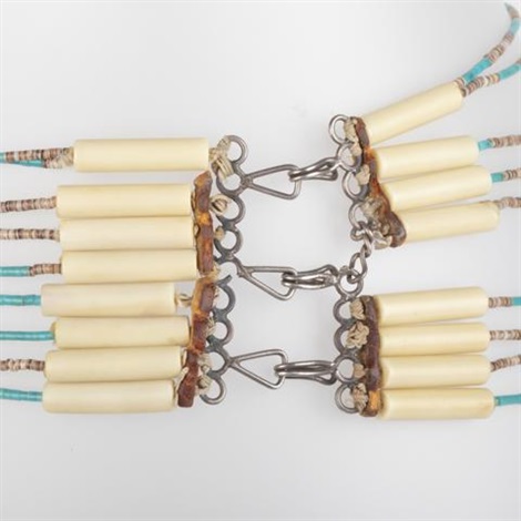 Mixed Stone Nine-Strand Fetish Necklace, ca. 1975 by Sam Delano on artnet
