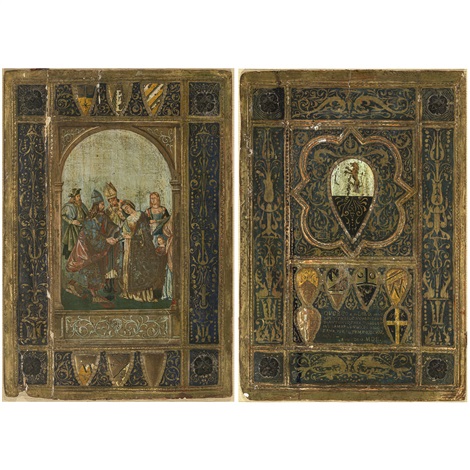 Two Biccherna panels by Icilio Federico Joni on artnet