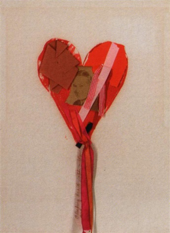 Bleeding heart with ribbons and a movie star by Jim Dine on artnet
