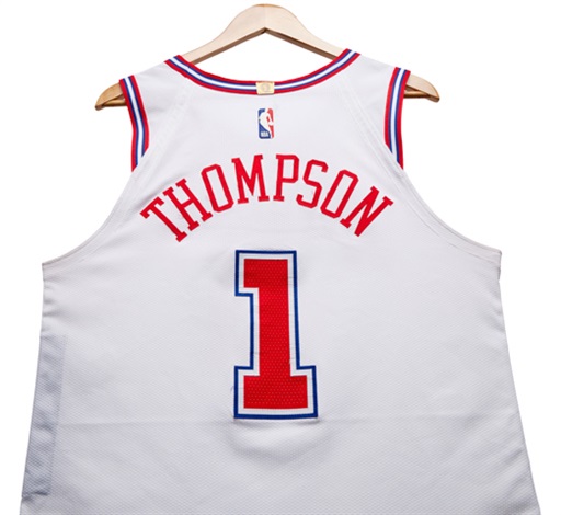 Amen Thompson Houston Rockets 2023-2024 Game Worn City Edition Jersey ...