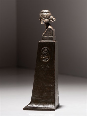 Ares Silver Seal with Pedestal Base, c. 1900 by Gustav Gurschner on artnet