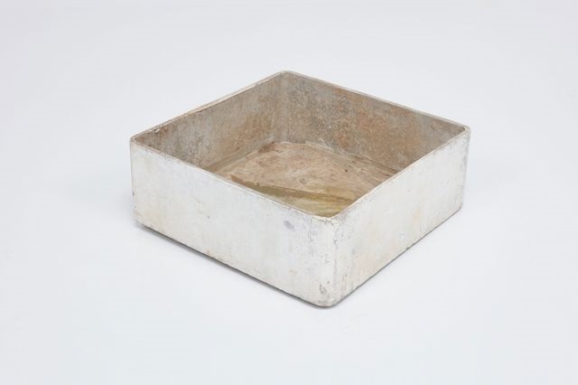 Group of five shallow square planters, 1960s by Willy Guhl on artnet