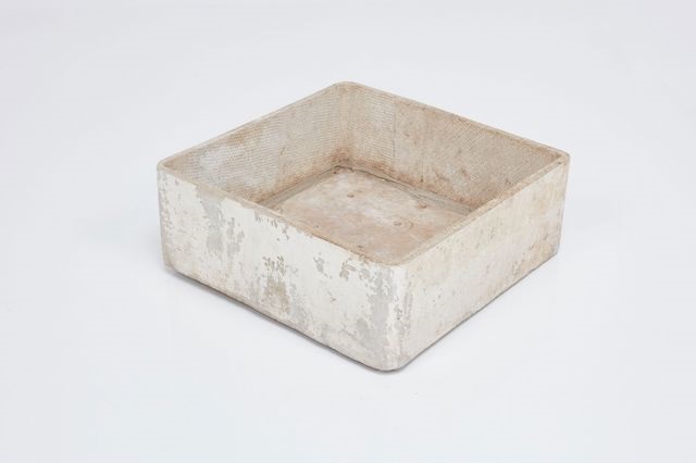 Group of five shallow square planters, 1960s by Willy Guhl on artnet