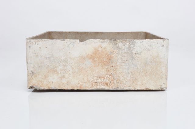 Group of five shallow square planters, 1960s by Willy Guhl on artnet