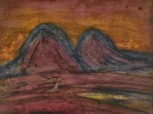Landscape with Angel by Cecil Collins on artnet