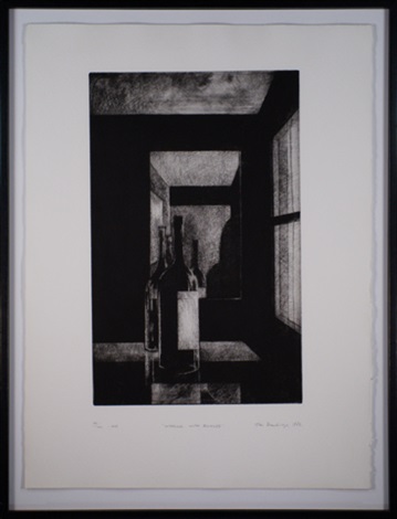 Interior with Bottles by John Drawbridge on artnet